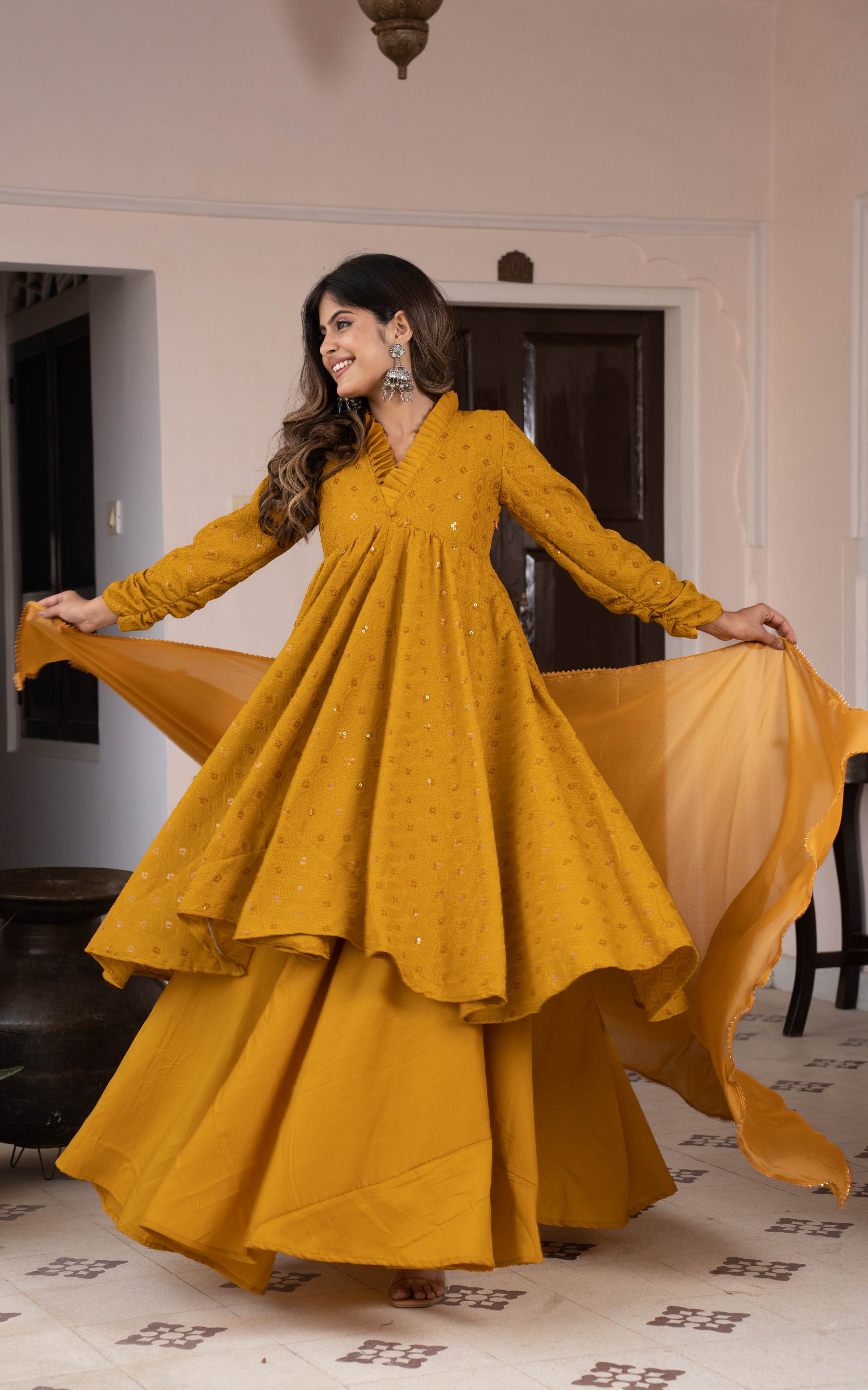 MUSTARD RANI SUIT SET – sutraclothings