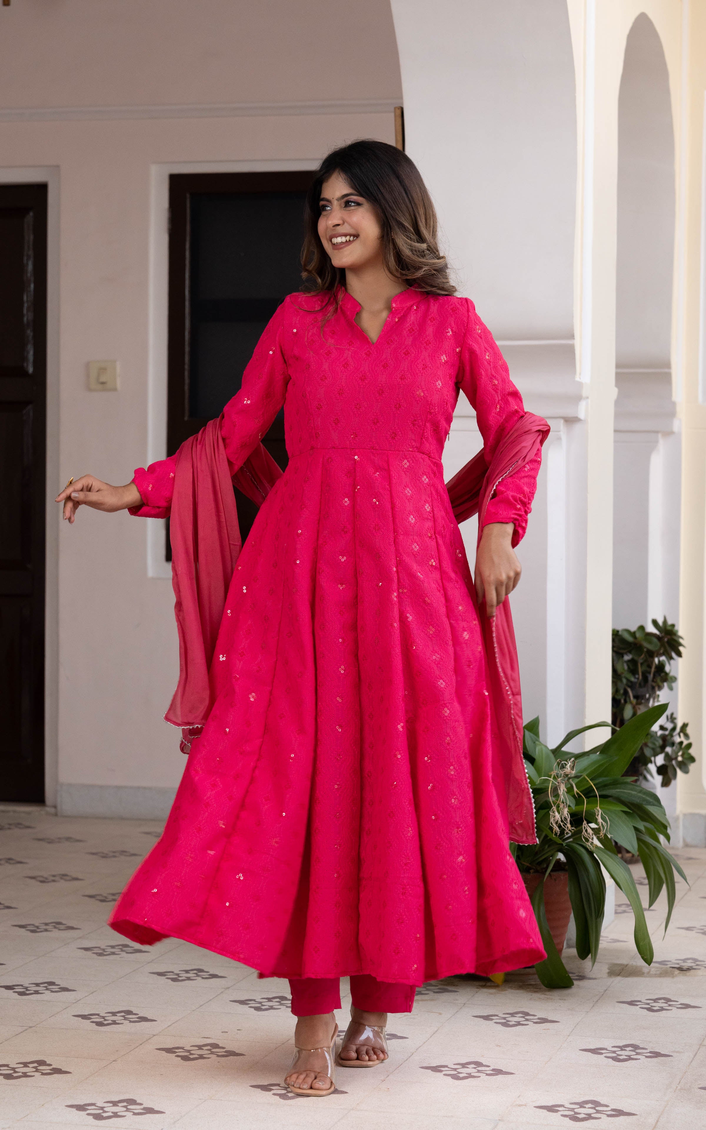 SPARKLING PINK SUIT SET – sutraclothings