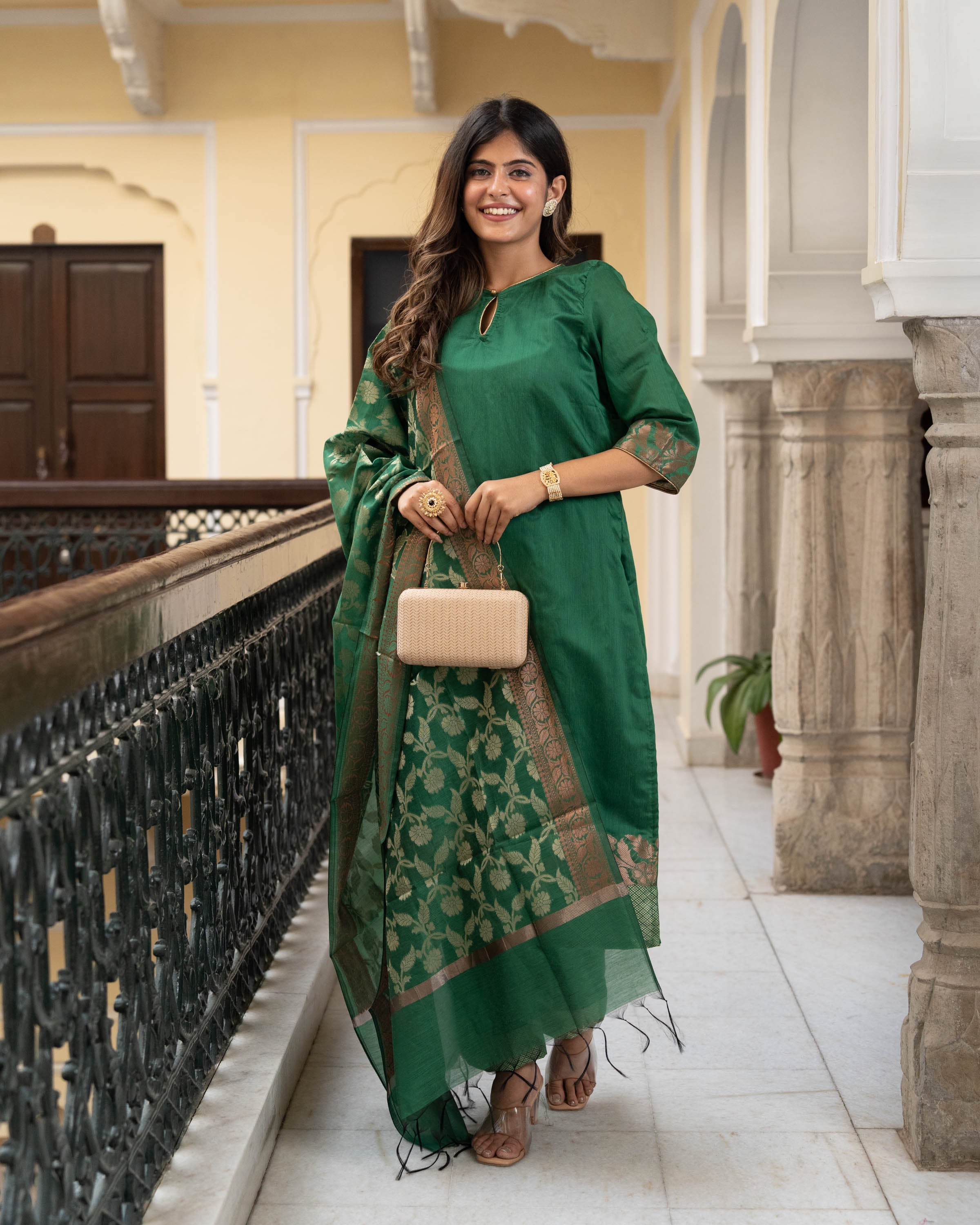 HEERA BANARSI SUIT SET – sutraclothings