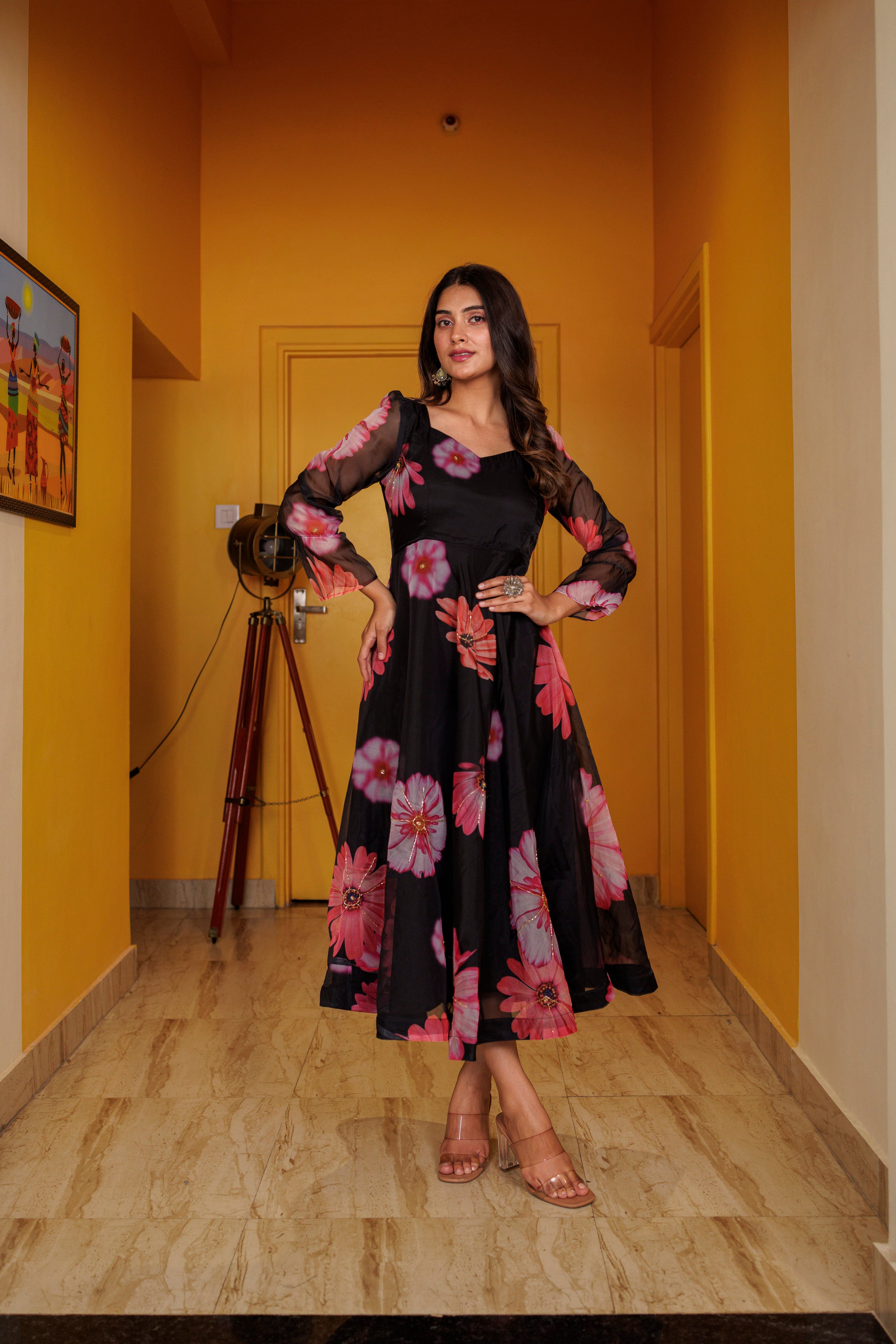 LUSTURE BLACK DRESS – sutraclothings